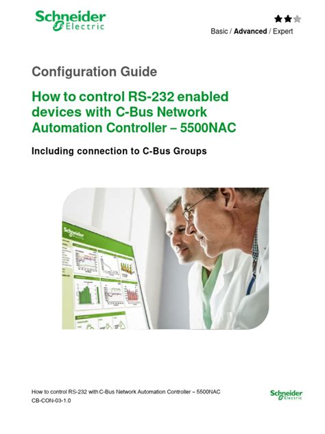 Cb Con 03 10 Rs232 Control With C Bus Network Automation Controller 5500nac Pdf