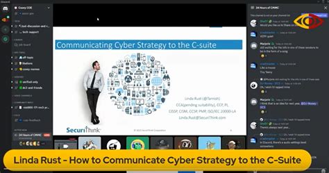 Livestream How To Communicate Cyber Strategy To The C Suite Securithink