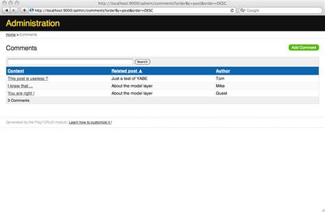 Java Code For Search In Crud Area In Playframework Stack Overflow