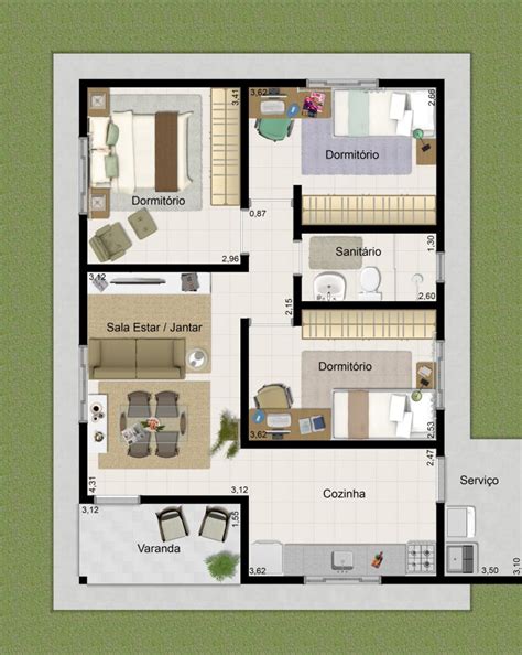 Planos De Casas Con Medidas Reales