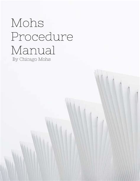 Mohs Surgery Lab Manual Etsy