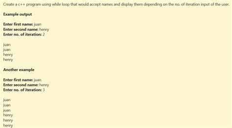 Solved Create A C Program Using While Loop That Would Chegg