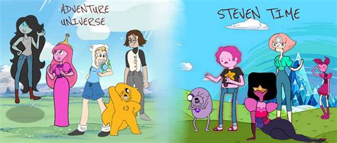 Adventure Time X Steven Universe Crossover By Poninator On Deviantart
