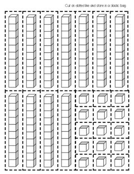 Base Ten Printable Blocks