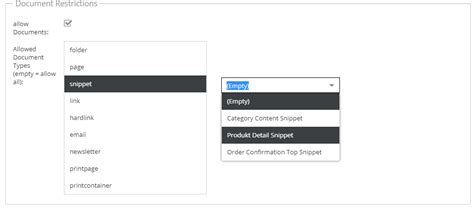 document restrictions for predefined document types · issue 2874