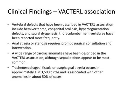 Vater Vacterl Association