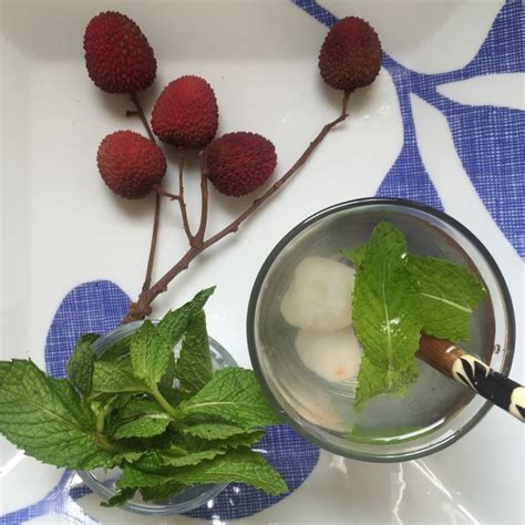Lychee Mint Infused Water Ethnic Recipes Food Infused Water