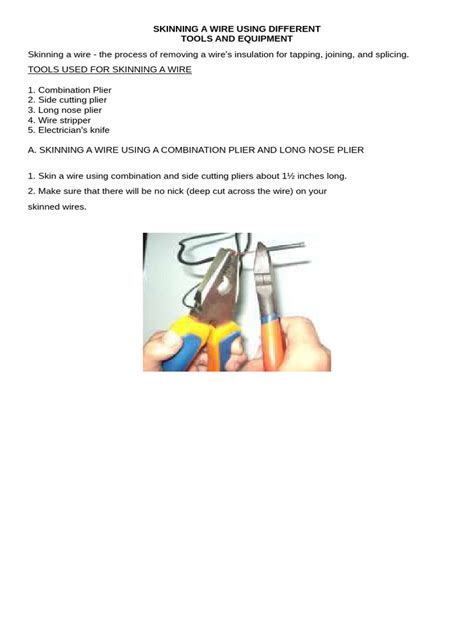 Lesson 7 Skinning A Wire Pdf