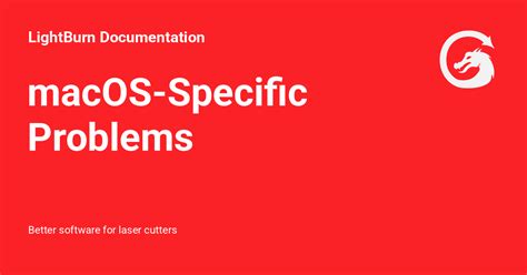 Macos Specific Problems Lightburn Documentation