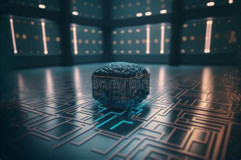 Ai Machine Learning Big Data Network Connection Background Science