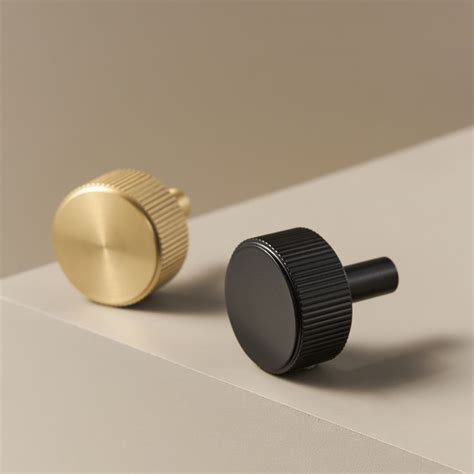 Bauer Solid Brass Knob Satin Brass Brass Knobs Knobs Solid Brass