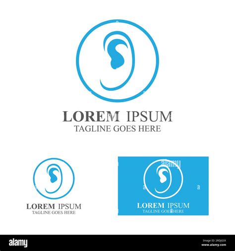 Ear Logo Design Stock Vector Image And Art Alamy
