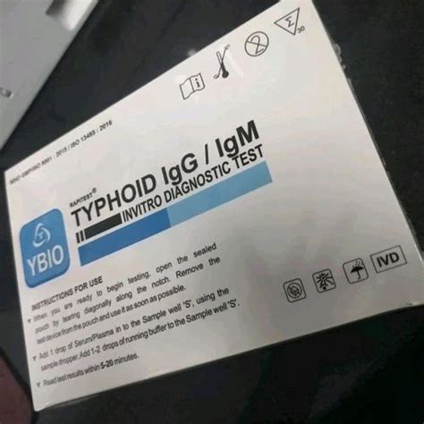 Y Bio Typhoid Test Kit At ₹ 18 Piece In Tiruppur Id 2853707563333