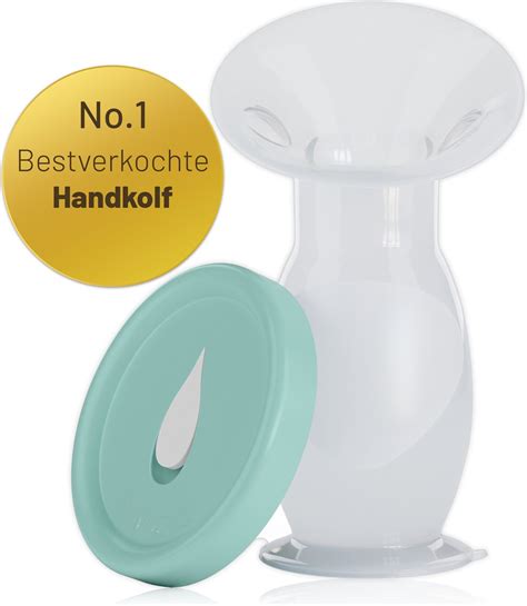 Siliconen Borstkolf Handmatig Met Lekvrije Dop Handkolf Breast Pump Borstpomp Kolf 100