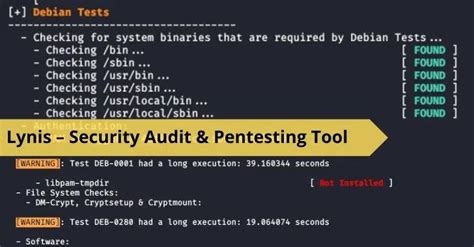 Eszter Csongradi On Linkedin Lynis Open Source Security Auditing And Pentesting Tool 2023
