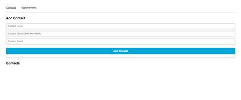 Github Rickypropheteappointment Planner A Simple React Application