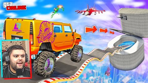 დაშვება ღადაობა მანქანებით 😱 Gta 5 Online ქართულად Youtube