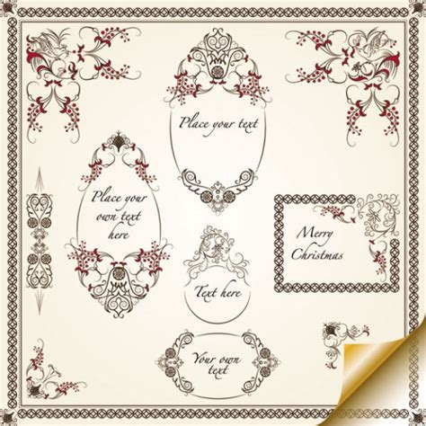 retro border vector at collection of retro border