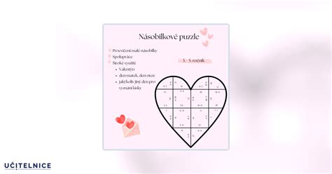 Násobilkové Puzzle Učitelnice