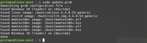 How To Change Grub Boot Order In Linux Mint Ubuntu Pcsteps