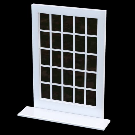 A Window With A Complex Binding 3d Model By Artdeco 3d