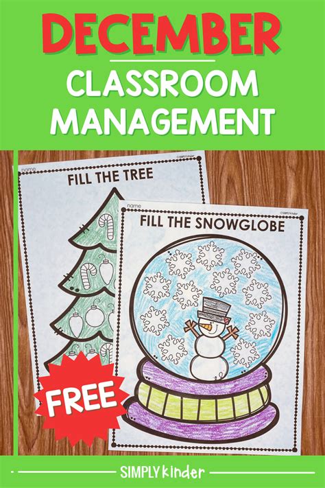 December Classroom Management Freebie Artofit