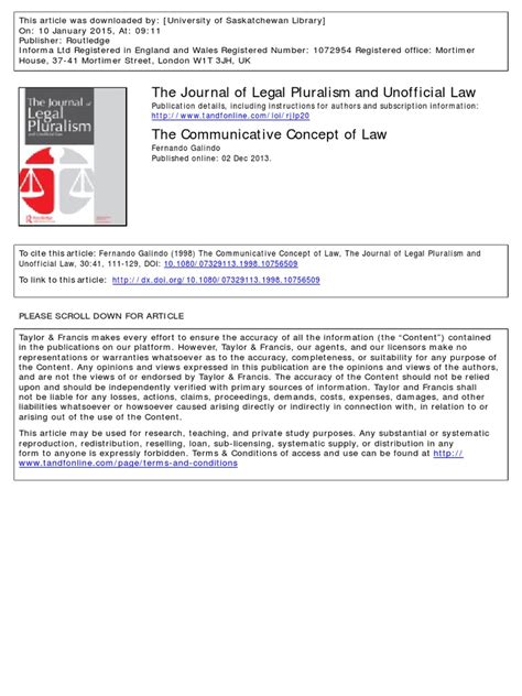 Galindo 1998 The Communicative Concept Of Law Pdf Theory Reason