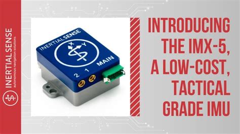 Walt Johnson On Linkedin Introducing The Imx 5 A Low Cost Tactical Grade Imu