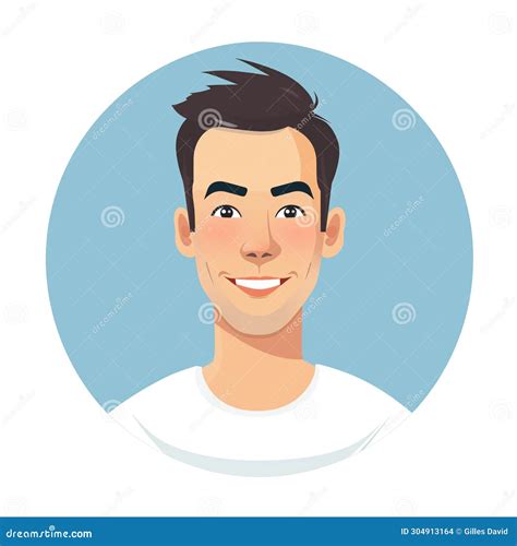 Illustration Of A Woman In Flat Design Style Stock Illustration