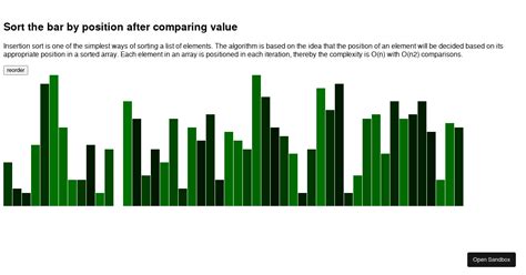 Position Sort Codesandbox