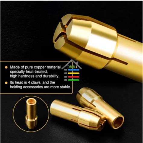 Jual Mini Drill Brass Collet Kuningan Mini Grinder Drill Bor Chuck 1
