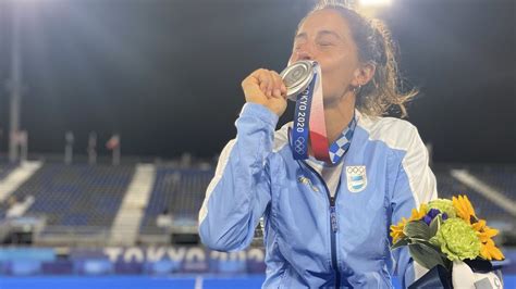 Field Hockey Player Sofia Maccari Receives New Olympic Silver Medal