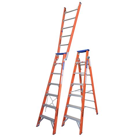 Fibreglass Dual Purpose Ladders Total Tools