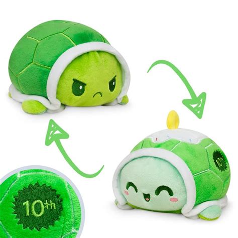 Teeturtle The Original Reversible Turtle Plushie 10th Anniversary