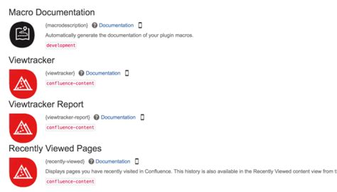 macro documentation for confluence atlassian marketplace