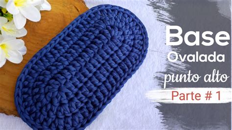 📍como Tejer Base Ovalada A Crochet Con Punto Alto Paso A Paso