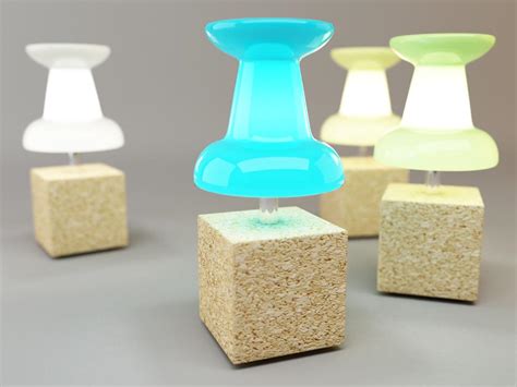 Push Pin Lamp By Phr0stbyte
