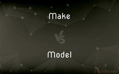 Make Vs Model — Whats The Difference