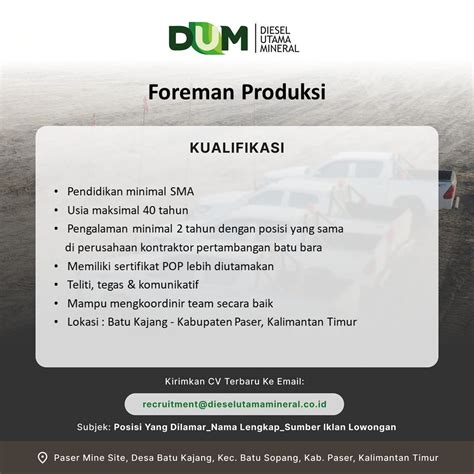 Vincentya Anggraeni On Linkedin Hiring Lokertambang Pertambangan