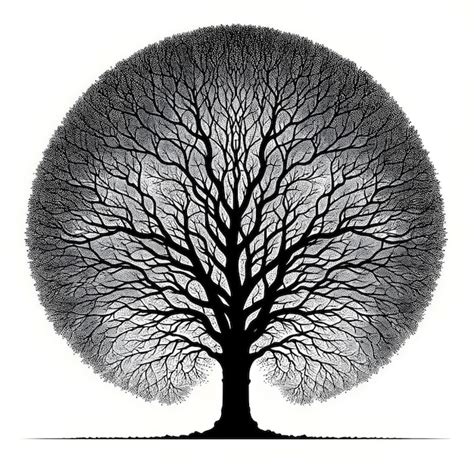 Premium Vector Vector Art Illustrations Of A Leafless Tree Silhouette