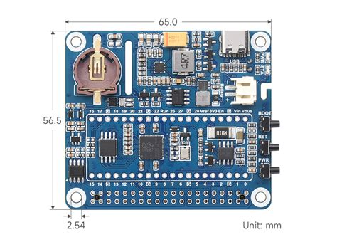 Waveshare Power Management Hat B For Raspberry Pi