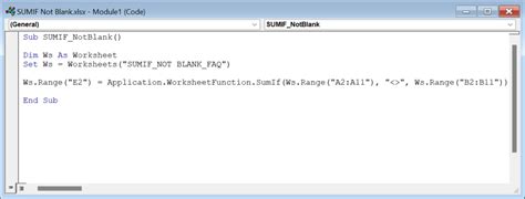 SUMIF Not Blank In Excel Syntax Examples How To Use