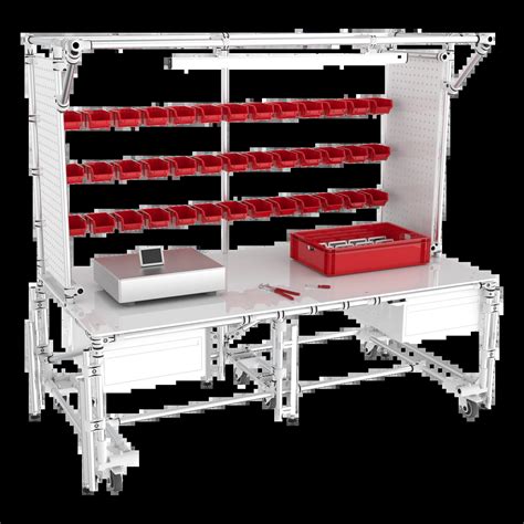 Workstation With Electric Height Ajustment