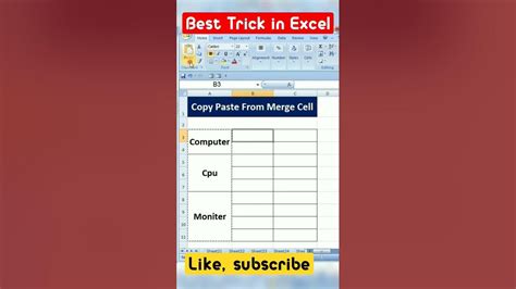 Ms Excel Advance Tips Part 12 🔥🔥 Excel Shorts Ytshorts Exceltips