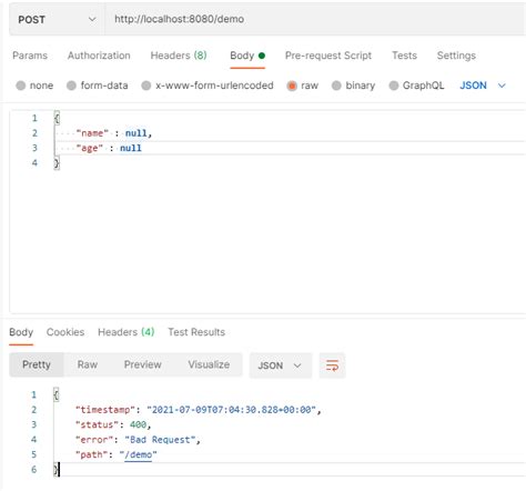 Java Spring Boot Valid Not Giving Error Message Or Has Error Is