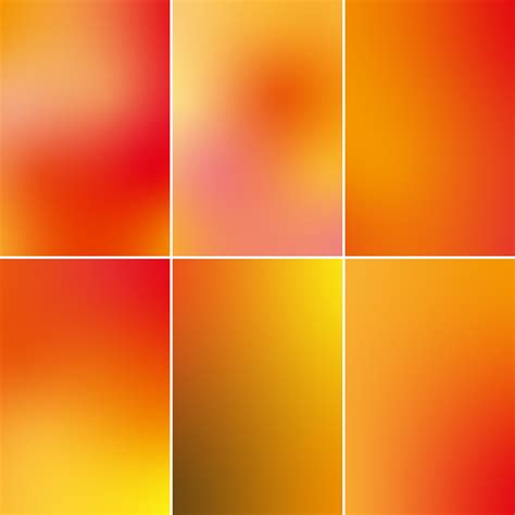 Orange Gradients Background Digital Papers Bright Orange Gradient
