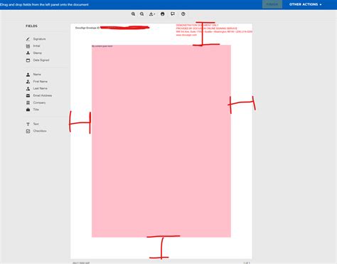 Docusignapi Cant Get Rid Of The Margin Around Html Document Stack