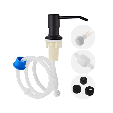 Дозатор за сапун за вграждане Пластмаса Черен Emag Bg