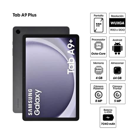 Tablet Samsung Galaxy Tab A9 Plus 11 Pulg 4gb Ram 64gb Graphite