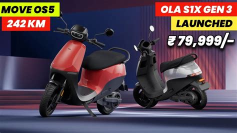 Finally Ola S1x And S1 Gen 3 Electric Scooter Launched 242 Km Range